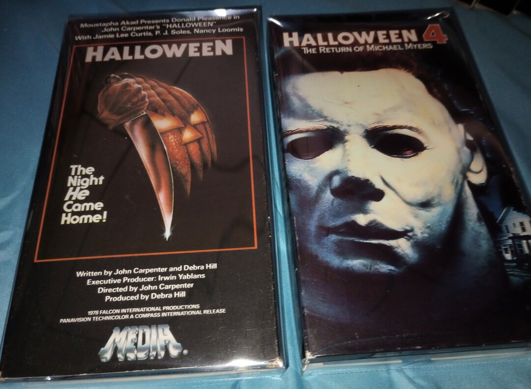 Halloween Media VHS Combo Halloween 4 Early Cbs Release Horror - Etsy