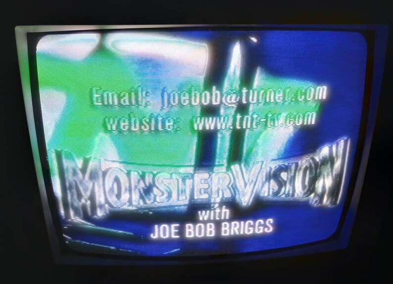 Joe Bob Briggs TNT Monstervision VHS Night of the Living Dead 1996 ...