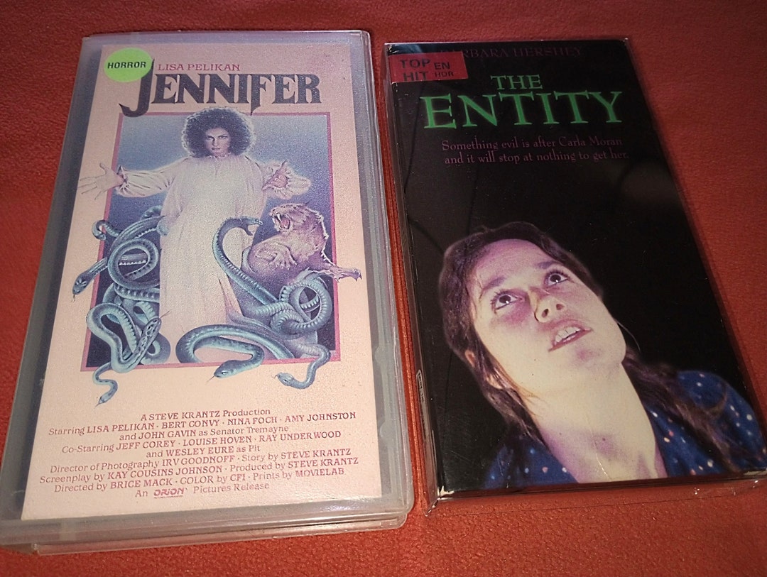 The Entity VHS JENNIFER Cutbox Rare Film 1970's-80's Horror ...
