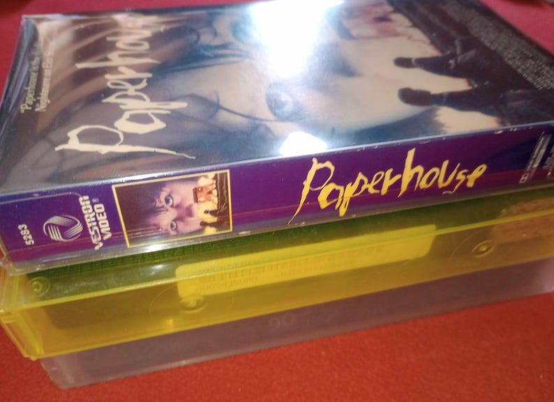 Paperhouse VHS 1988 Fantasy Horror Bonus Rentals MANIAC Cop Hider in ...