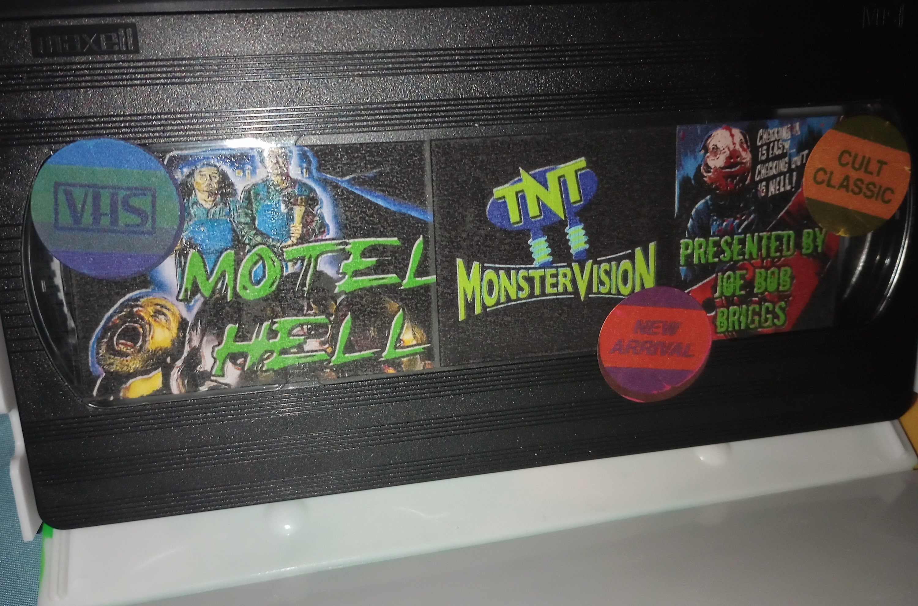 MONSTERVISION Motel Hell VHS Joe Bob Briggs TNT 1990's Films Lot Bonus ...