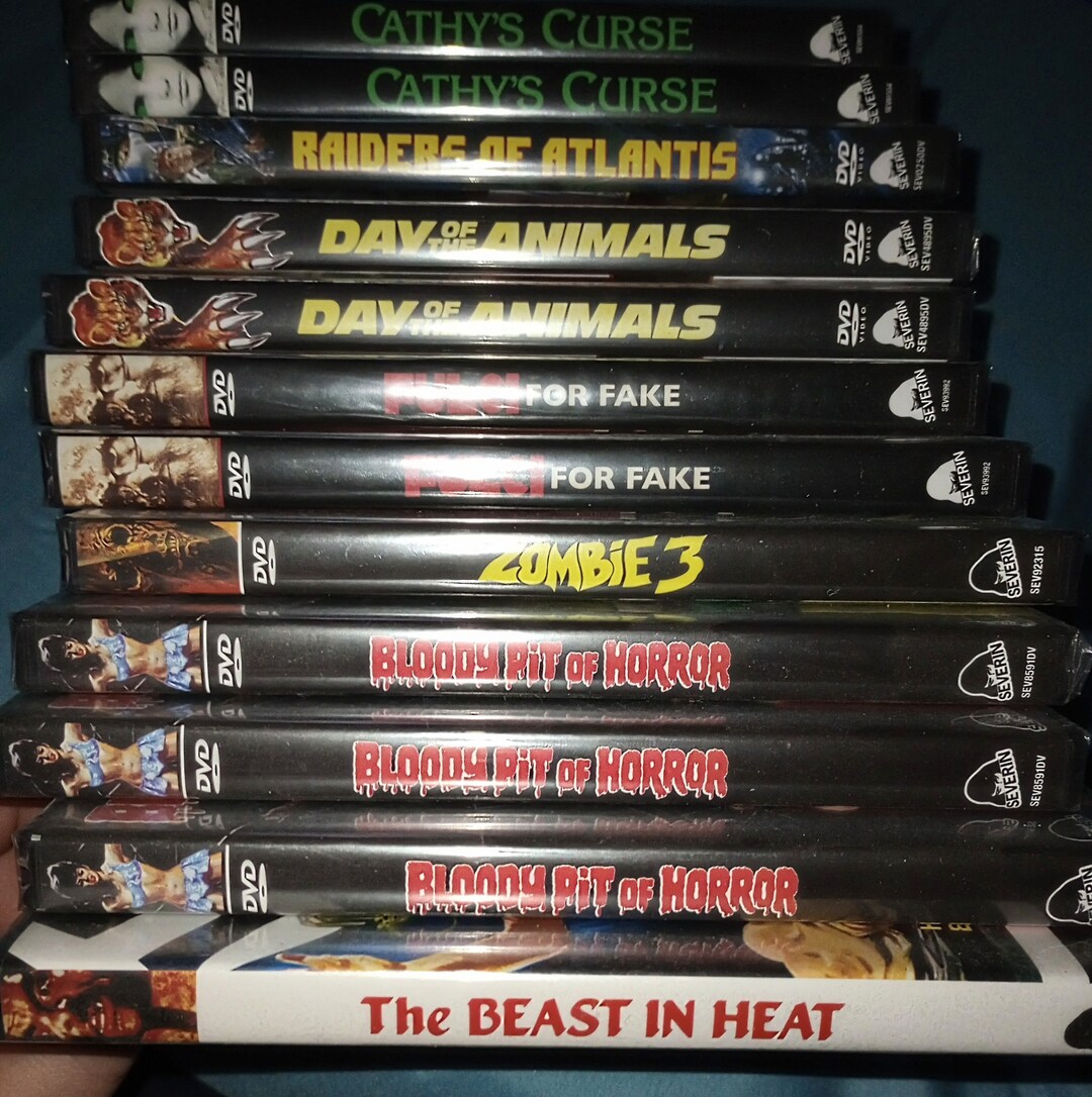 Sealed NEW * Severin Films Dvd's Horror Obscure Rare Vintage Movies - Etsy