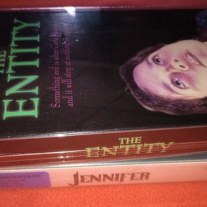 The Entity VHS JENNIFER Cutbox Rare Film 1970's-80's Horror ...