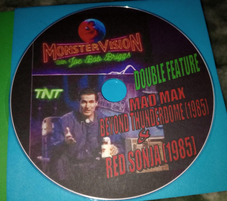 MONSTERVISION DVD Joe Bob Briggs 1990's Commentary Cut Films Horror ...