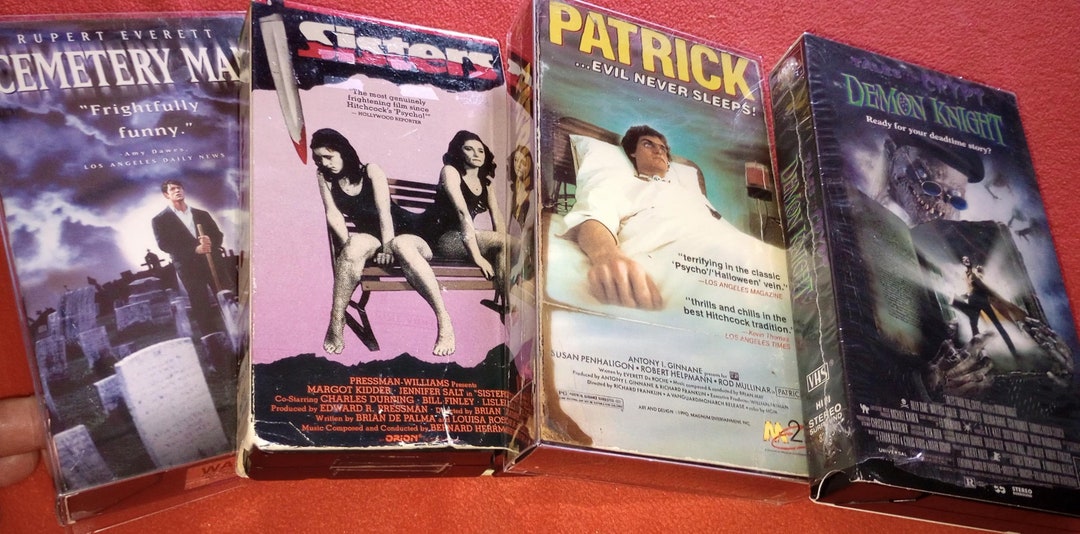 Cemetery Man Horror VHS Lot 1970's-90's SISTERS Depalma Classic Bundle ...