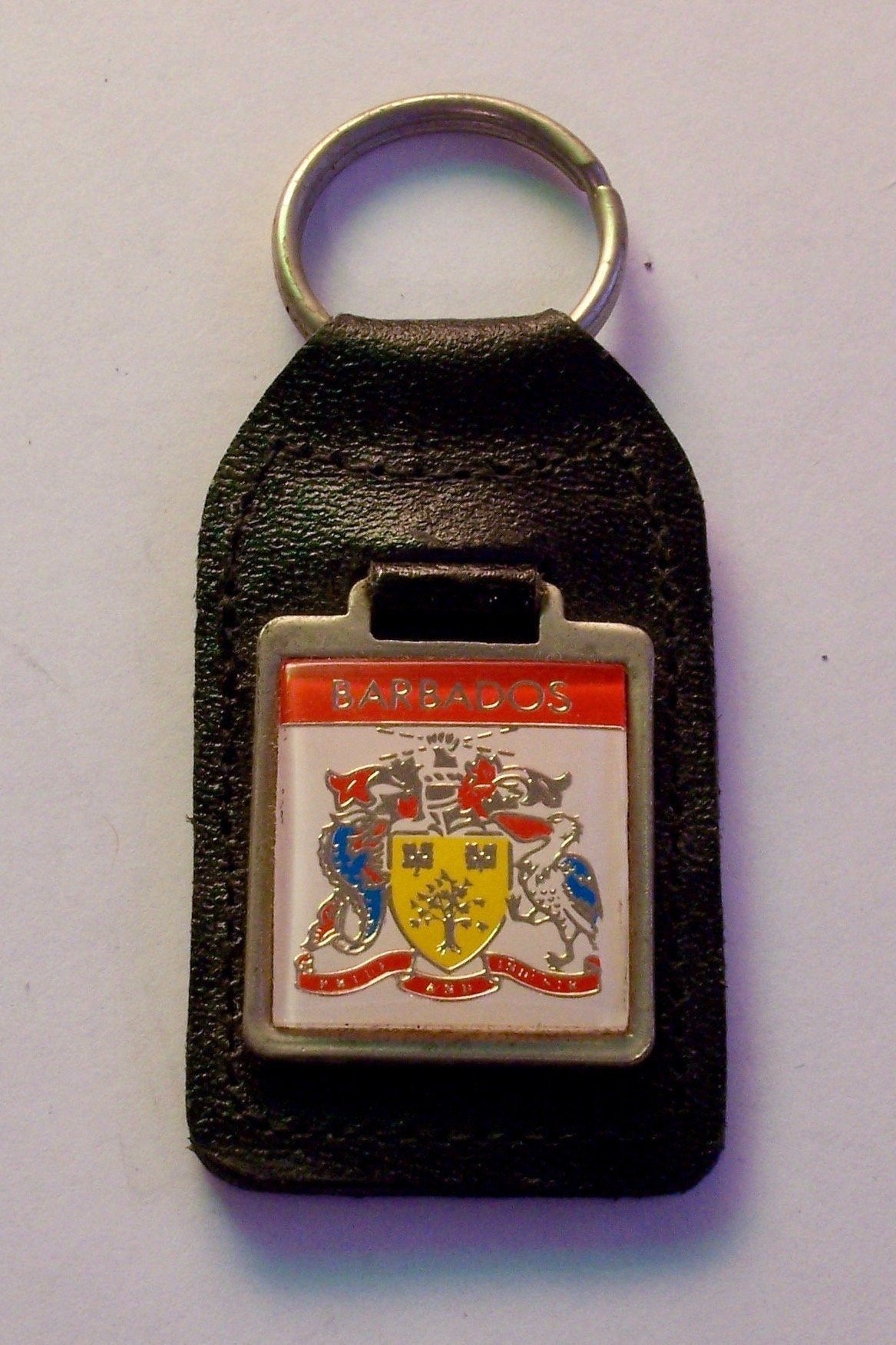 Key Ring Fob National Flag Emblem - Barbados - Etsy