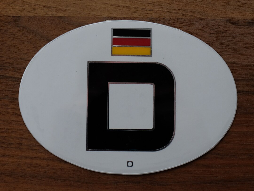 Car National Flag Sticker Oval - Germany - Etsy