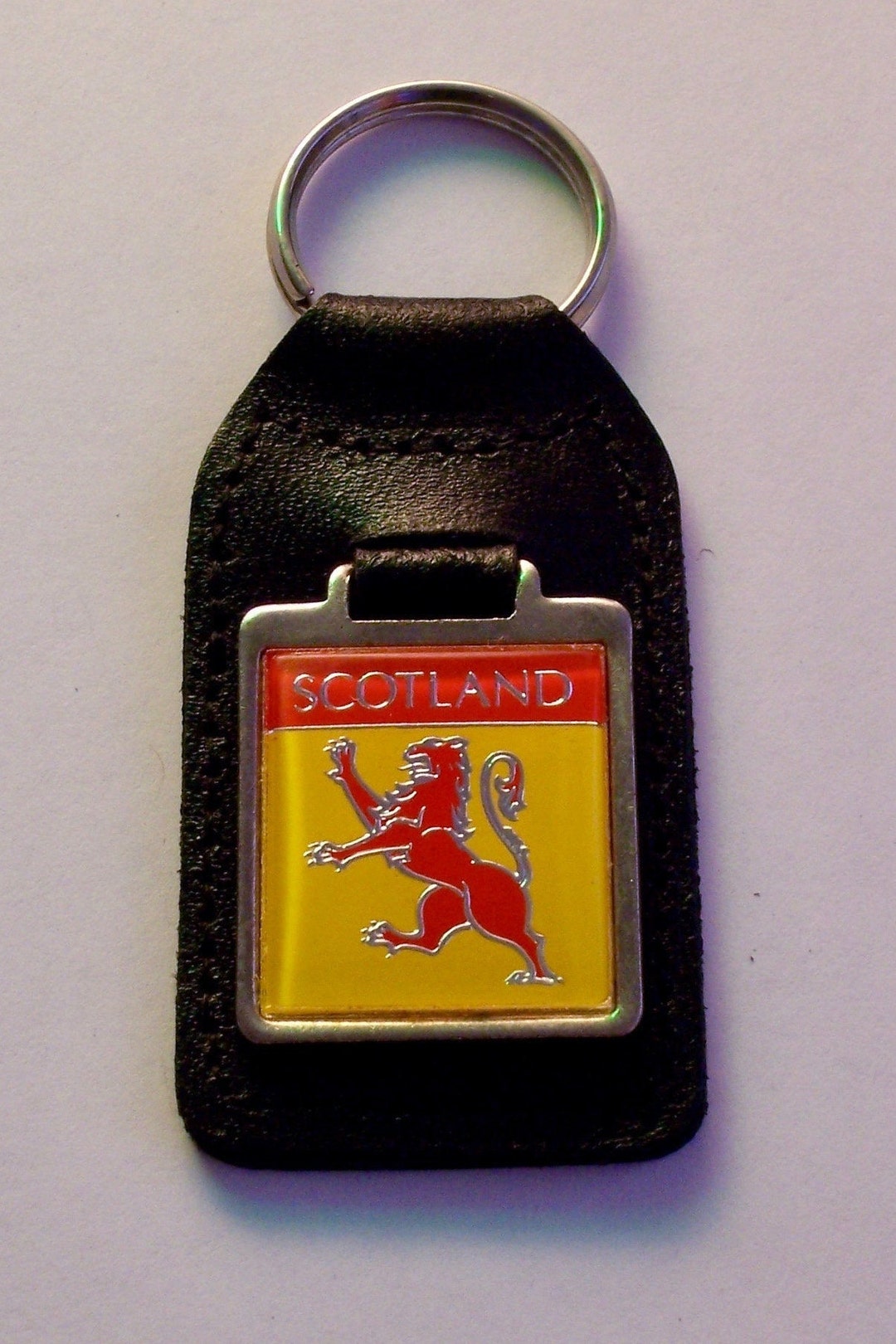 Key Ring Fob National Flag Emblem - Scotland Lion - Etsy