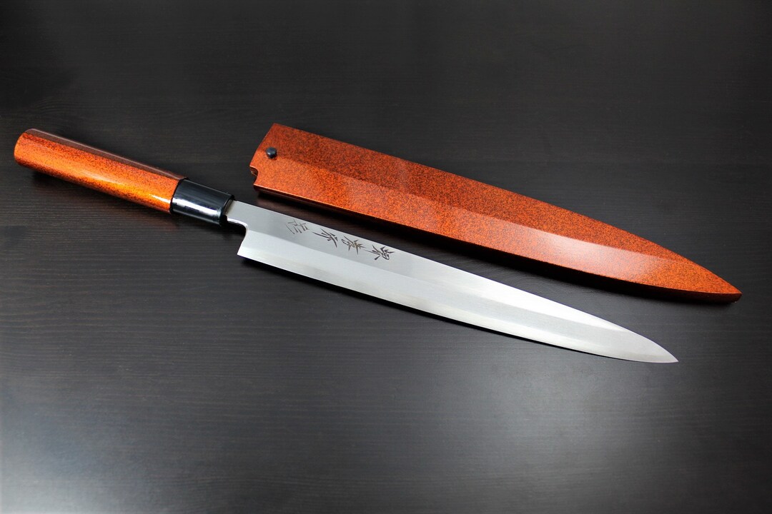 Japanese Shobu Knife 240 Mm 9.4 With Saya Shikisai - Etsy