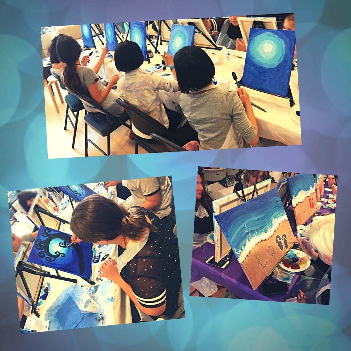 Host-a-party DIY Paint & Sip Birthday Party Bridal Shower - Etsy