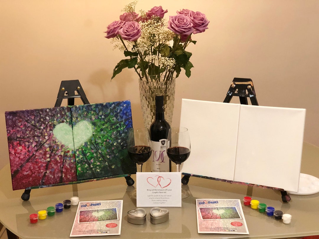 Enchanted Forest - Couples/date Night Paint Kit - All Materials ...