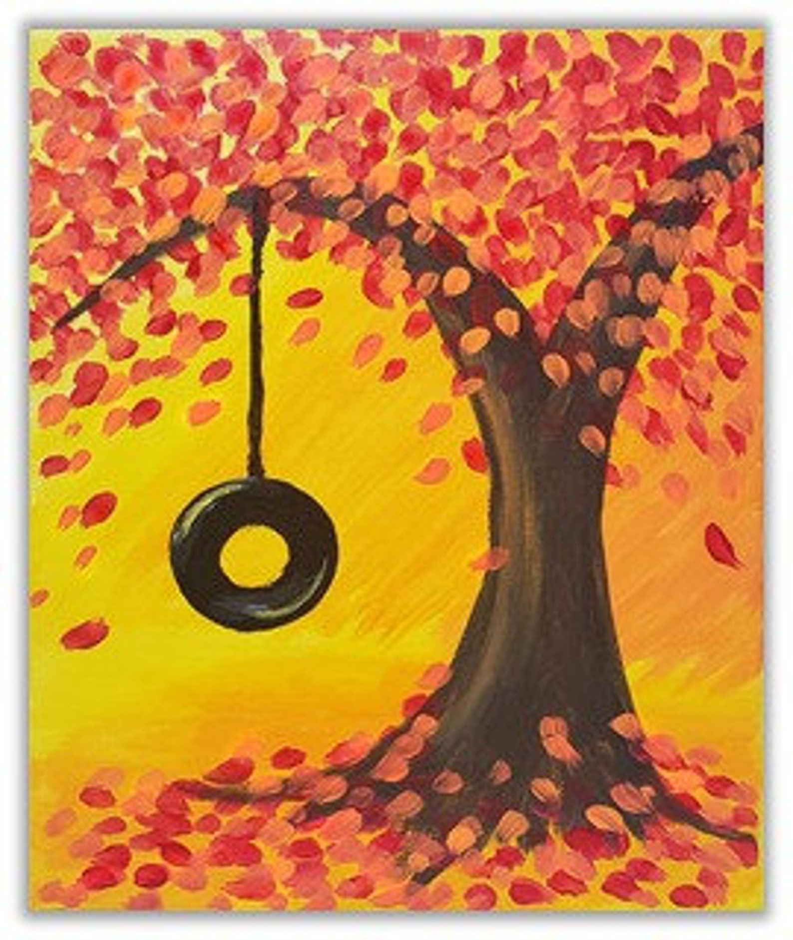 Swing Into Fall Paint Kit/paint Party All Materials - Etsy
