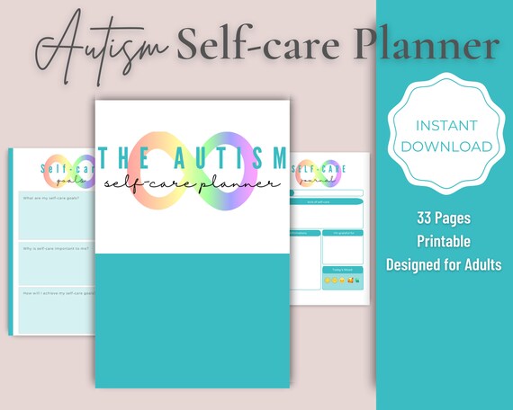 Autism Self-care Planner Printable Planner Adult Planner | Etsy