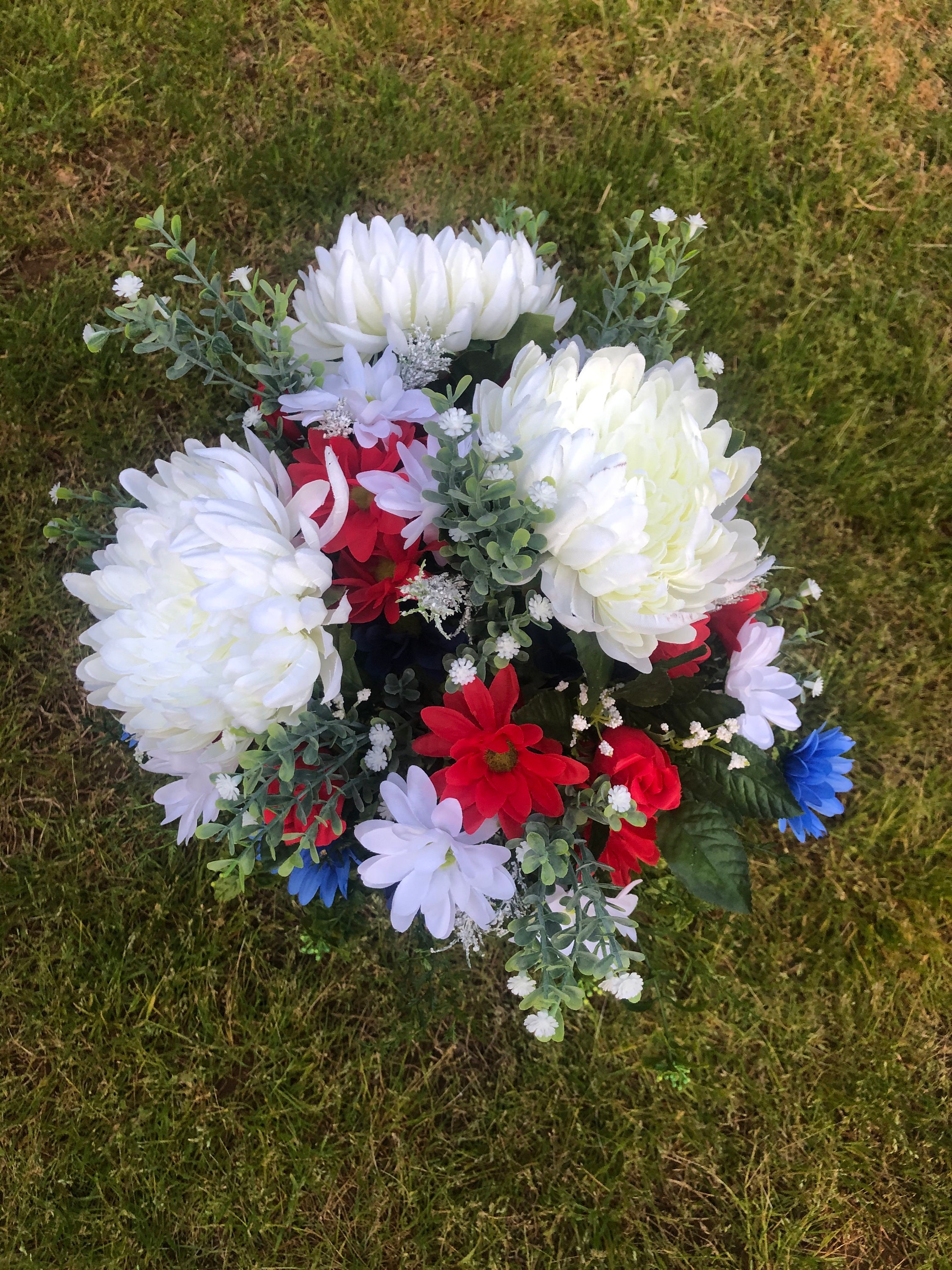 Cemetery Cone Flowers for Grave Gravesite Cone Cemetery - Etsy Polska