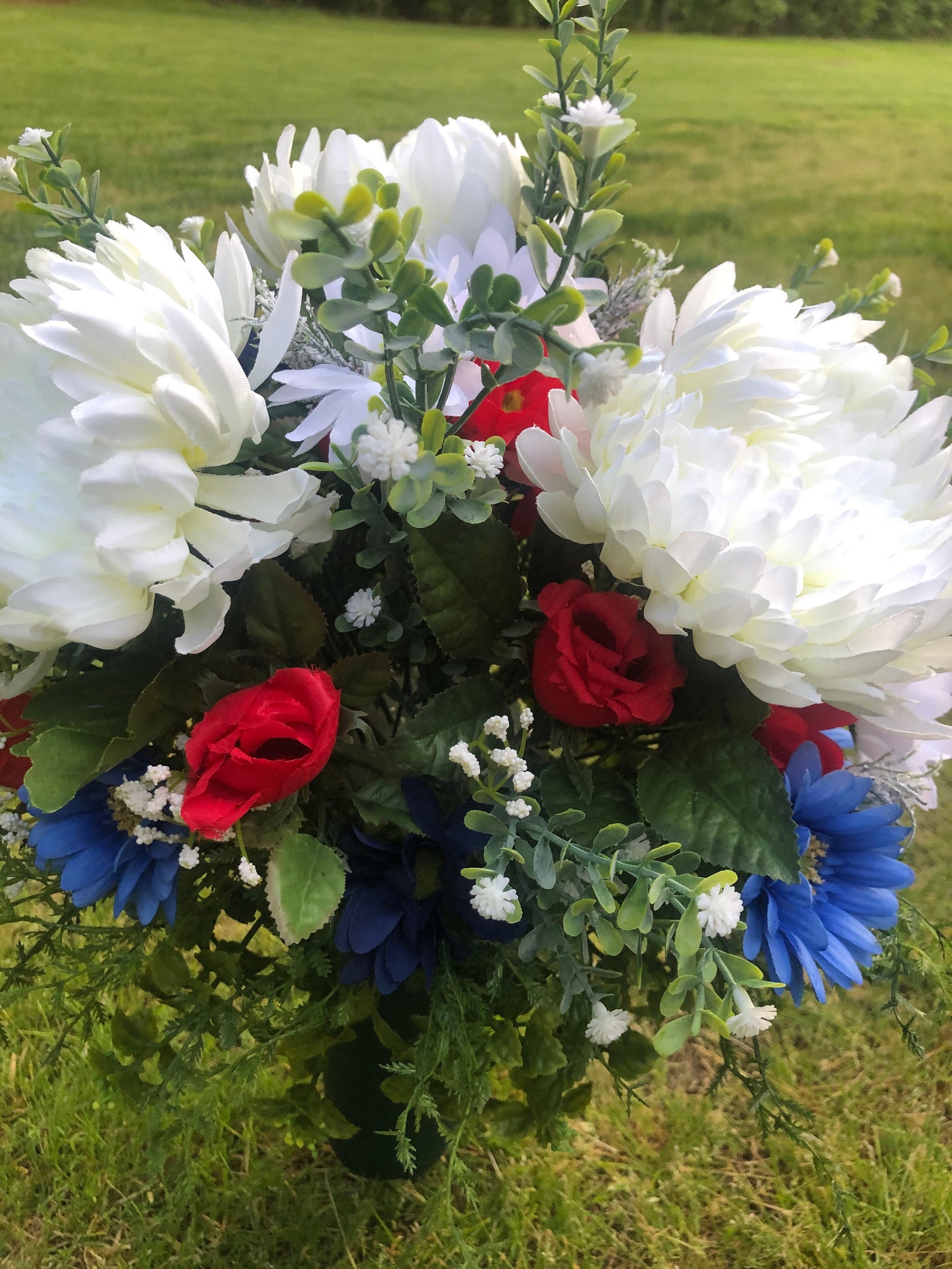 Cemetery Cone, Flowers for Grave, Gravesite Cone, Cemetery Flowers ...