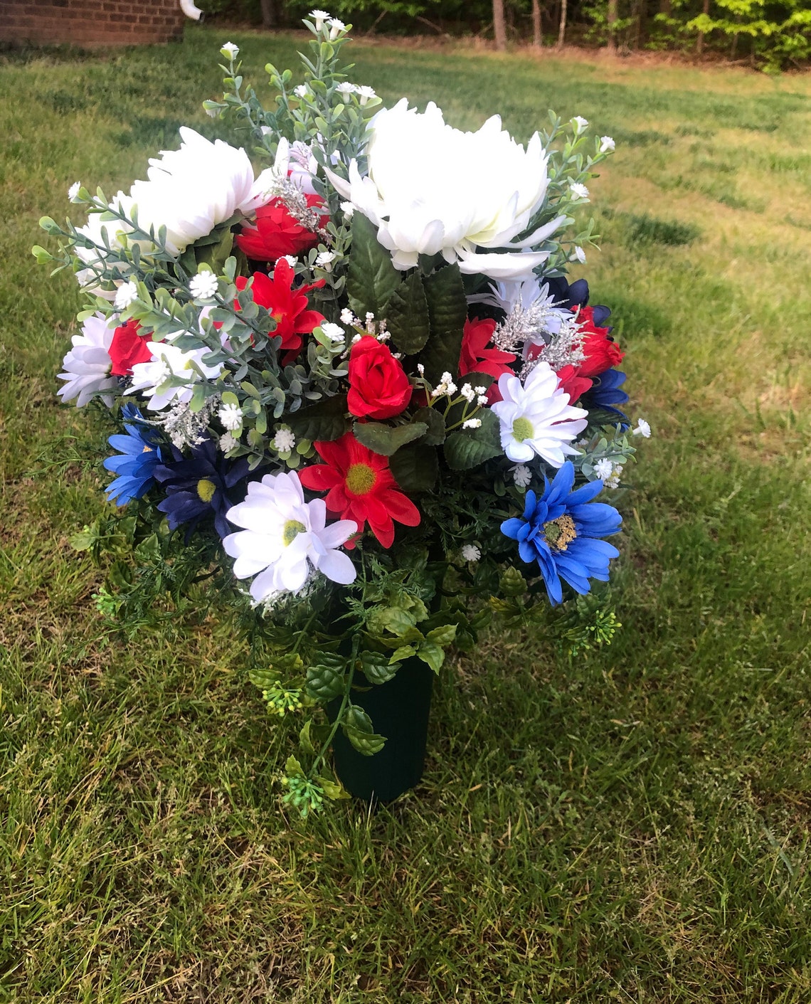 Cemetery Cone Flowers for Grave Gravesite Cone Cemetery - Etsy Polska