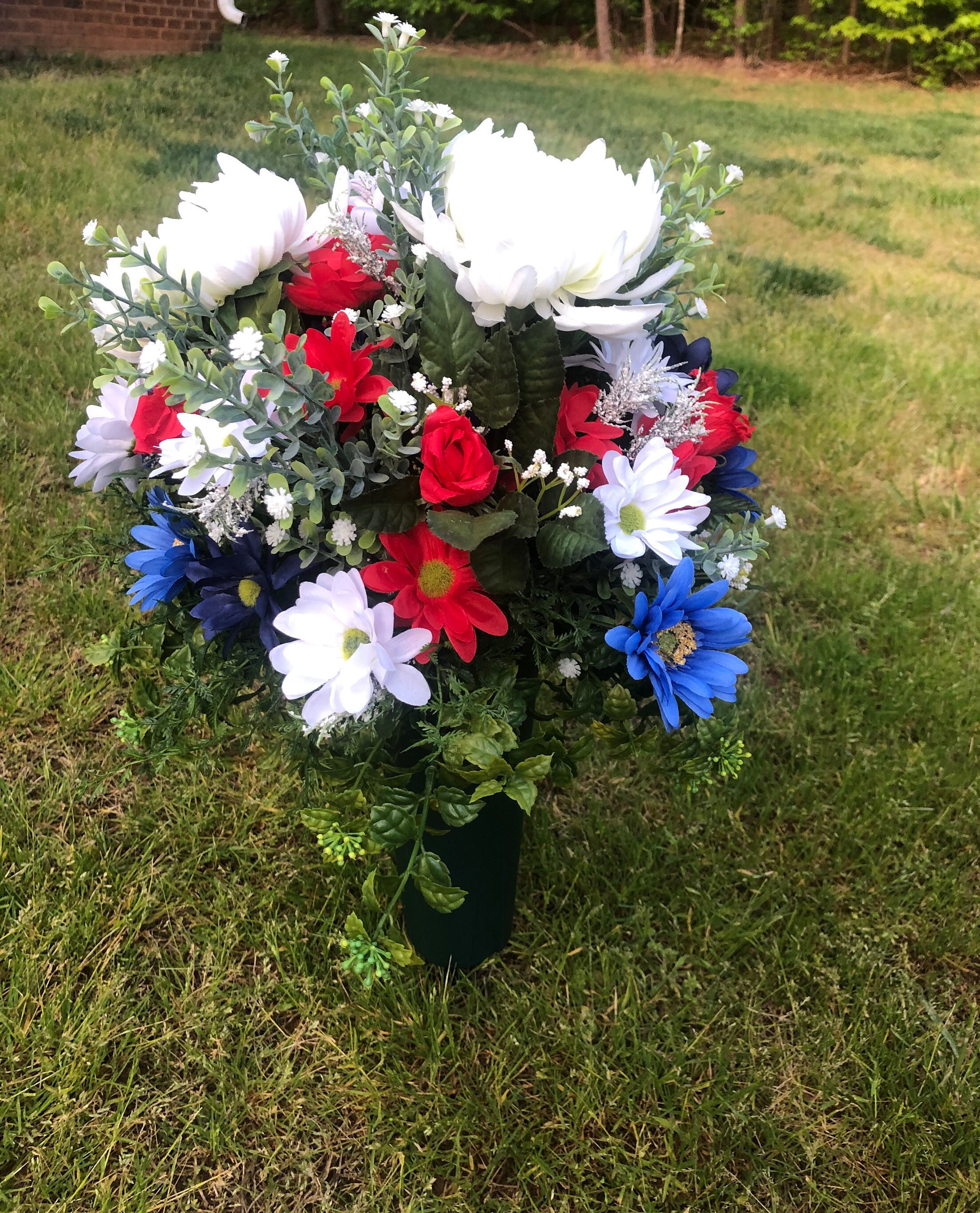 Cemetery Cone Flowers for Grave Gravesite Cone Cemetery - Etsy Polska