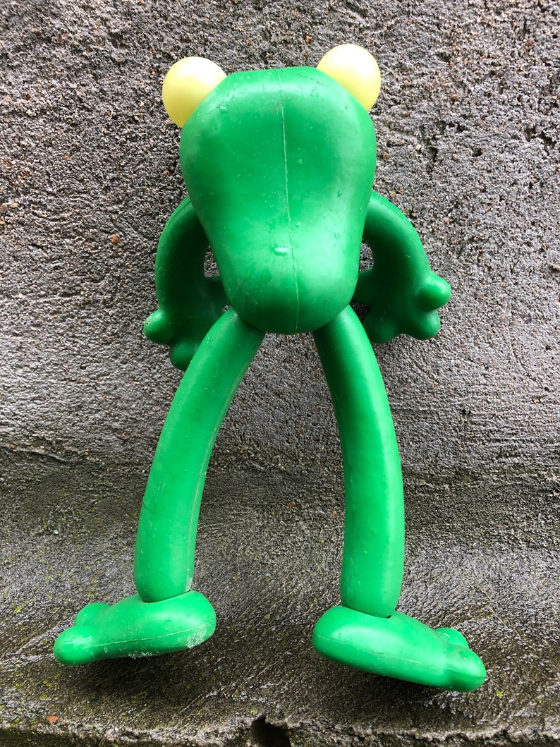Vintage Rare Toy Green Toy Frog Toy Plastic Toad Soviet - Etsy