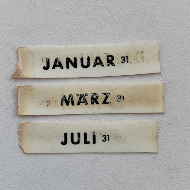Vintage Desk Calendar, Mechanical Calendar, Bronze Calendar, Perpetual ...