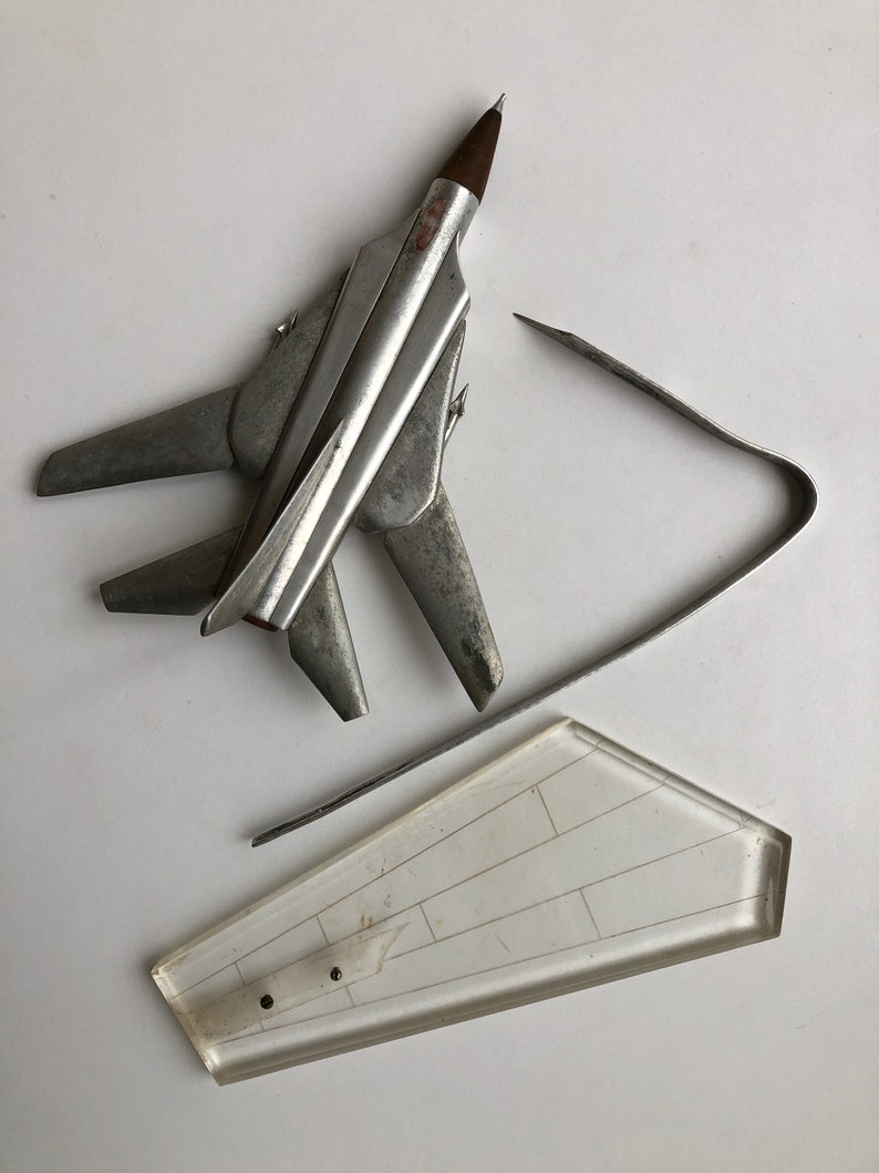 Vintage Airplane Model, Soviet Airplane, MIG-23 Fighter, Table Decor ...