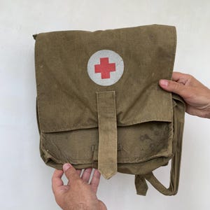 Vintage Medical Bag, Army Bag, Soviet First Aid Kit, Military First Aid ...