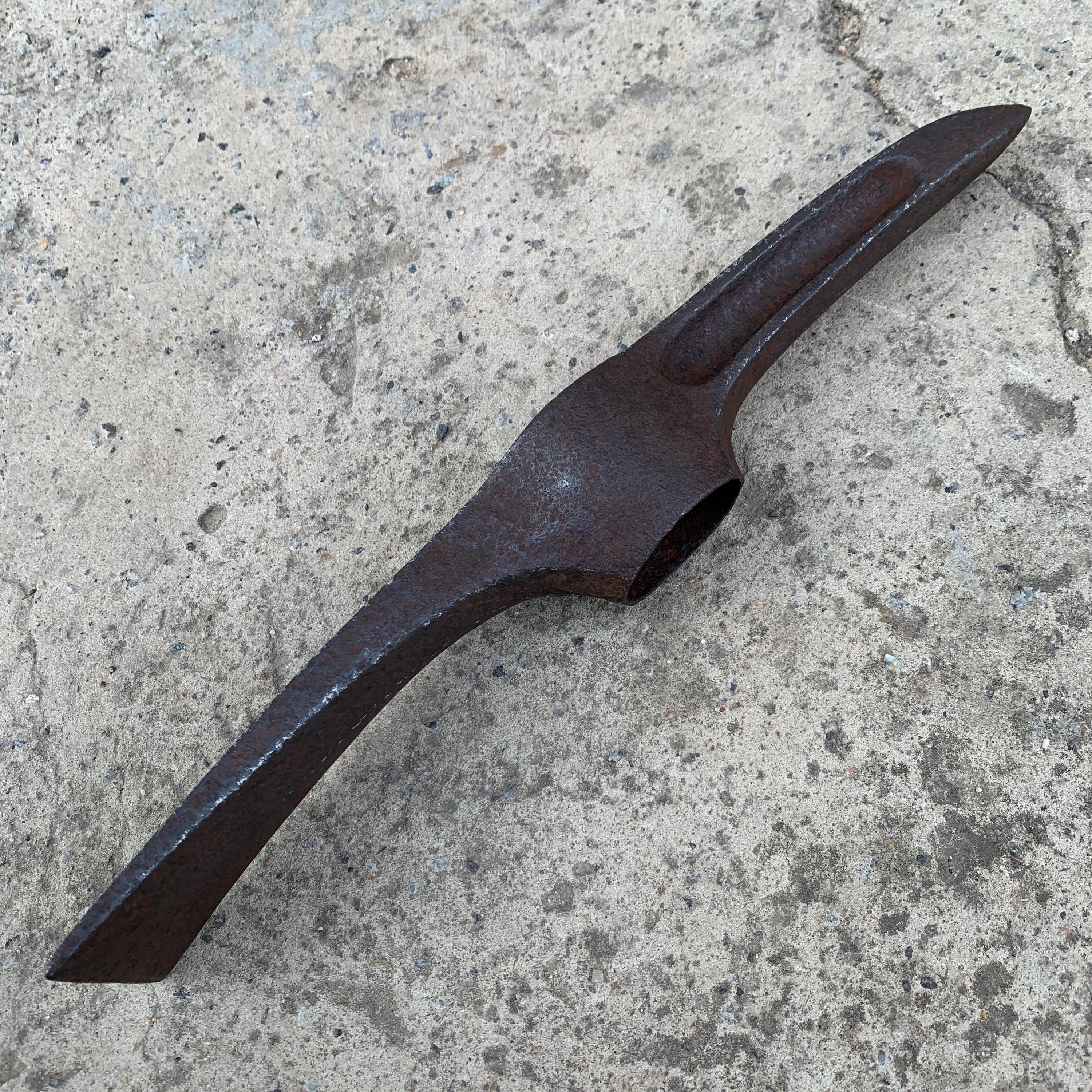 Vintage Craft Tool, Old Pickaxe, Digger's Tool, Construction Pickaxe ...