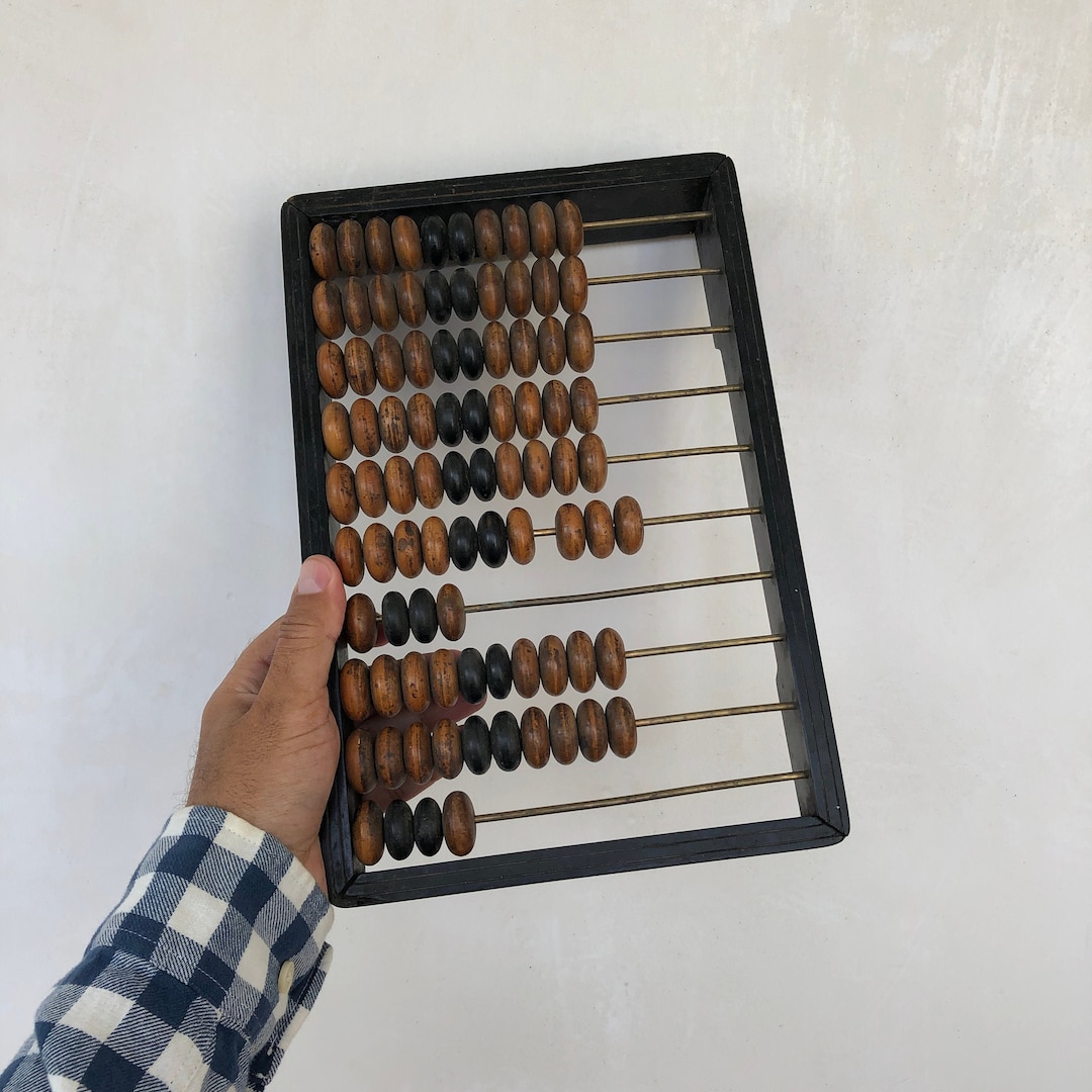 Antique Wooden Abacus, Rare Wooden Abacus, Abacus 1920, Russian ...