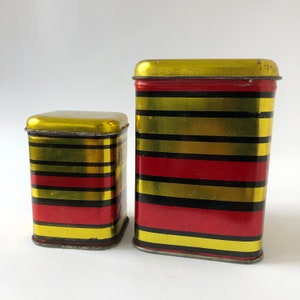 Soviet Tin Containers Vintage Jars Decorative Containers - Etsy