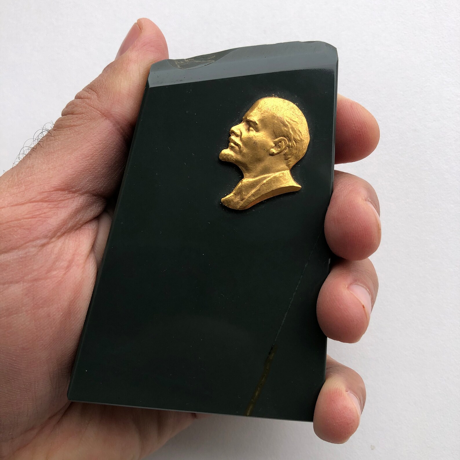 Vintage Souvenir "lenin", Miniature Desktop Monument, Natural Stone ...