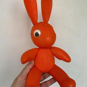 Vintage Plastic Rabbit, Vintage Toy, Old Toy, Plastic Hare, Rare Toy ...