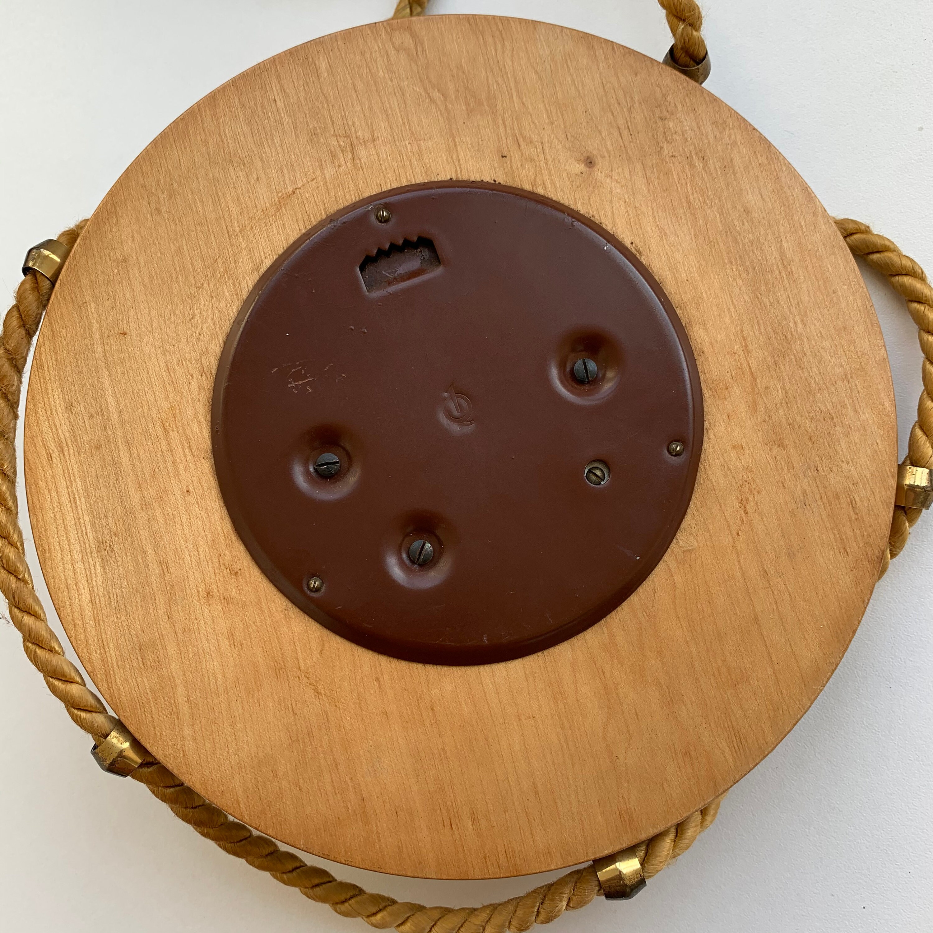 FISCHER GDR Vintage Barometer 60s Wooden Round Barometer | Etsy