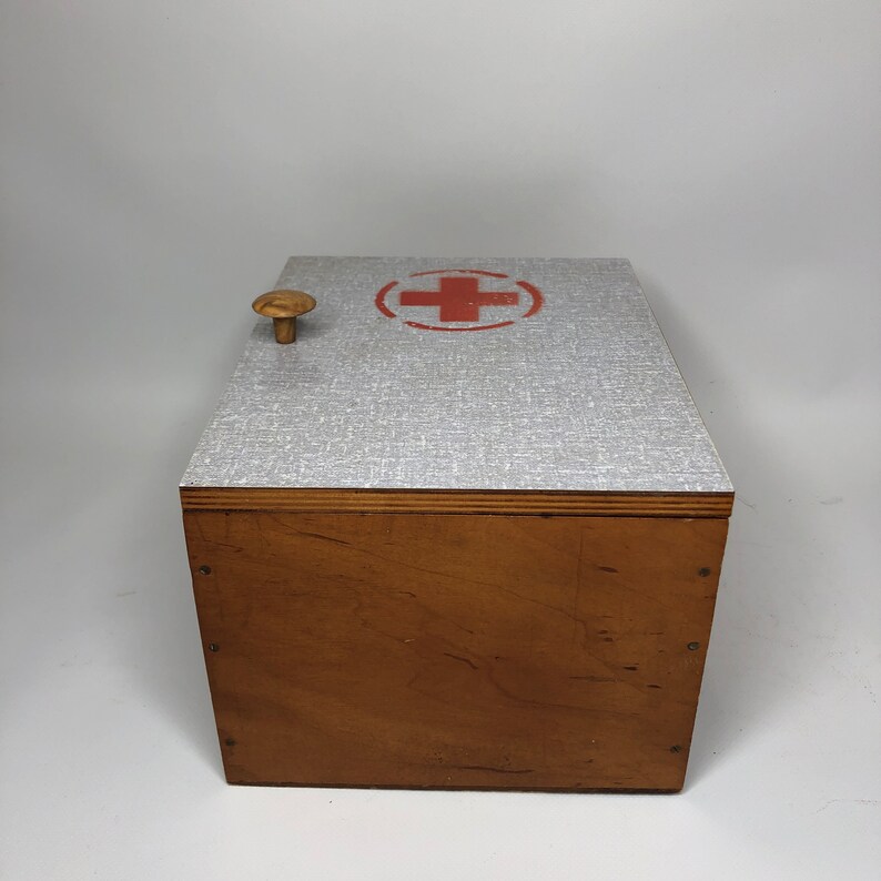 Vintage First Aid Kit Medical Box Soviet Wooden Wall - Etsy