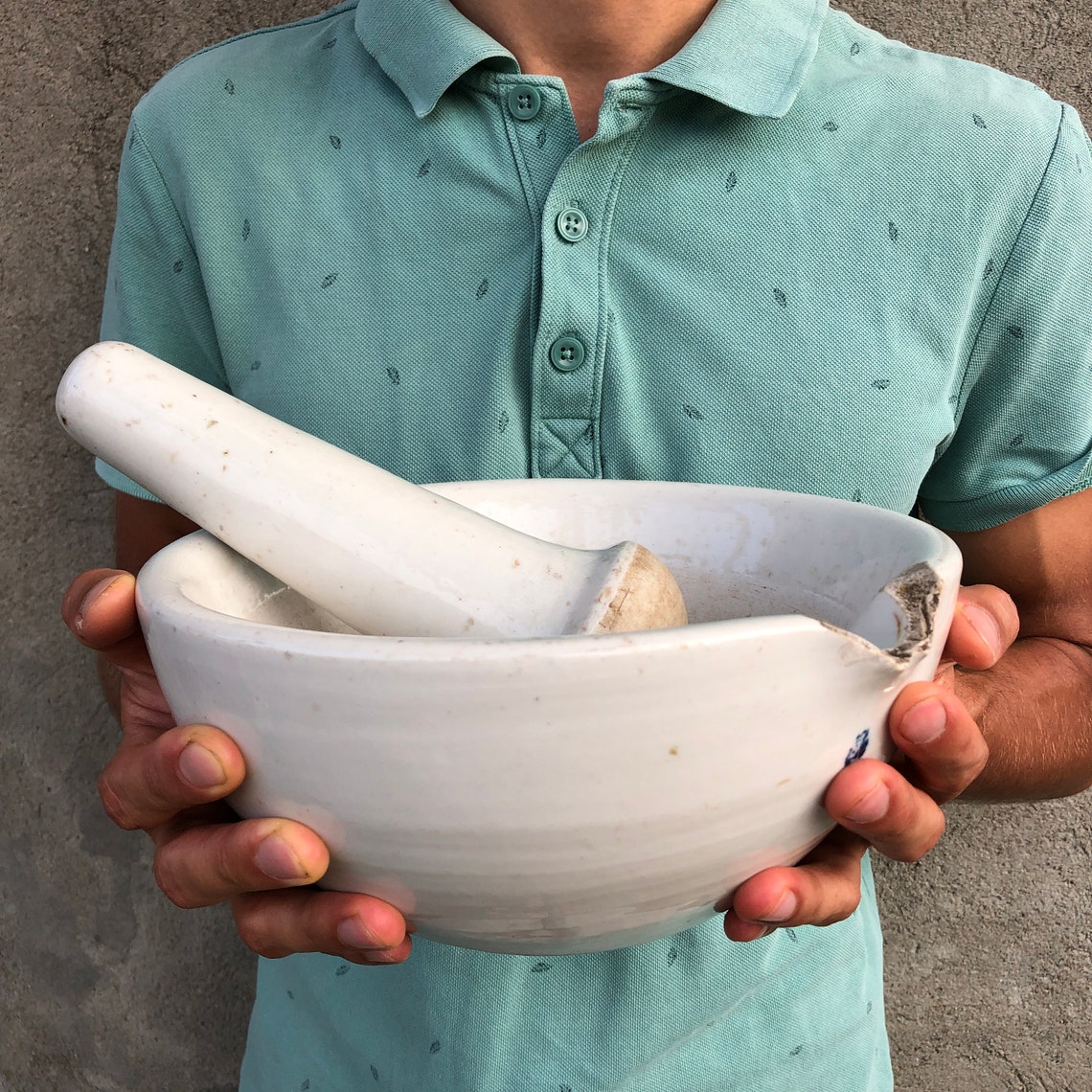 Vintage laboratory mortar Extra large mortar Soviet | Etsy