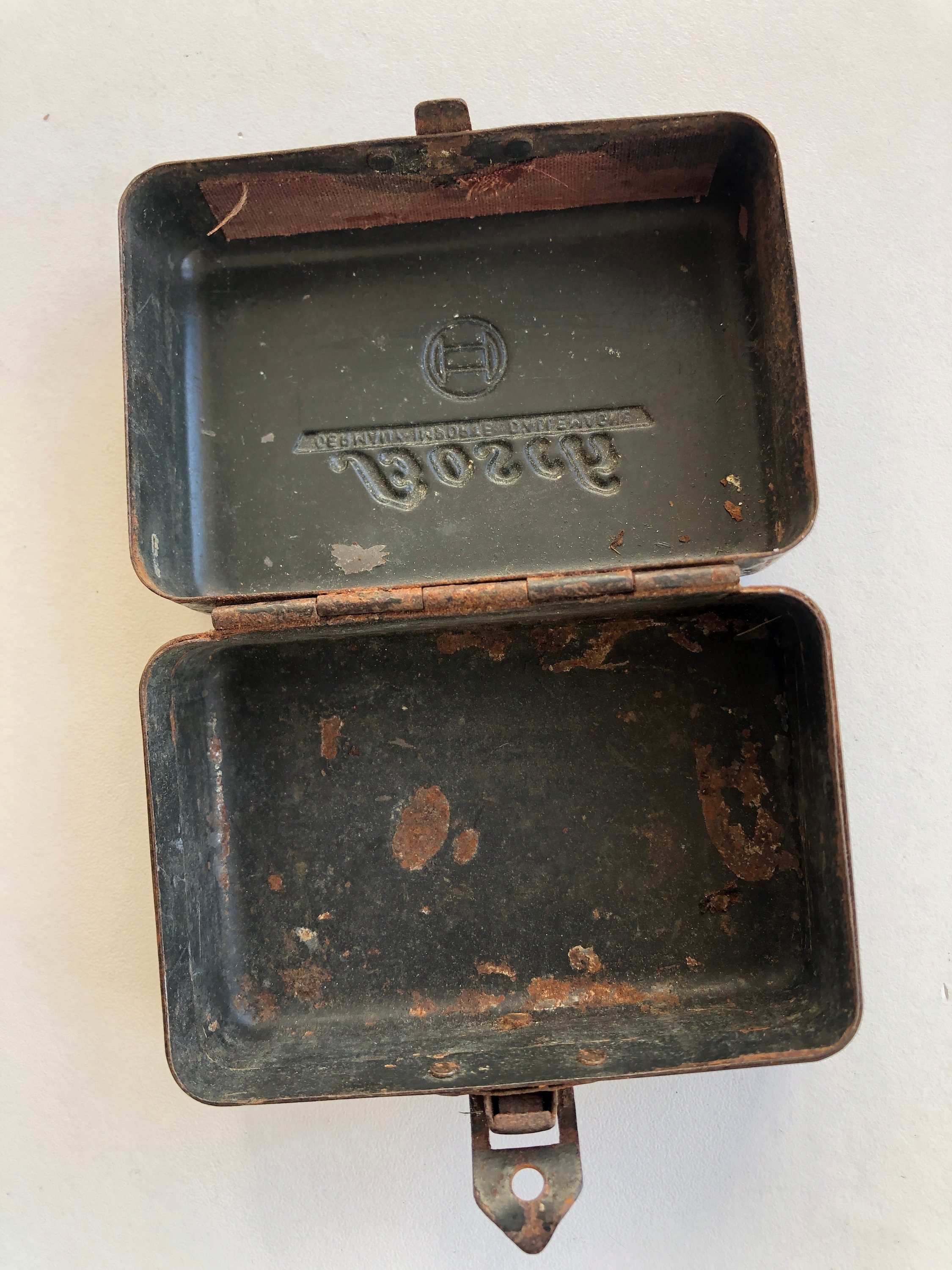 Vintage Metal Box, Bosch, Car Light Box, Collector's Box, Storage Box ...