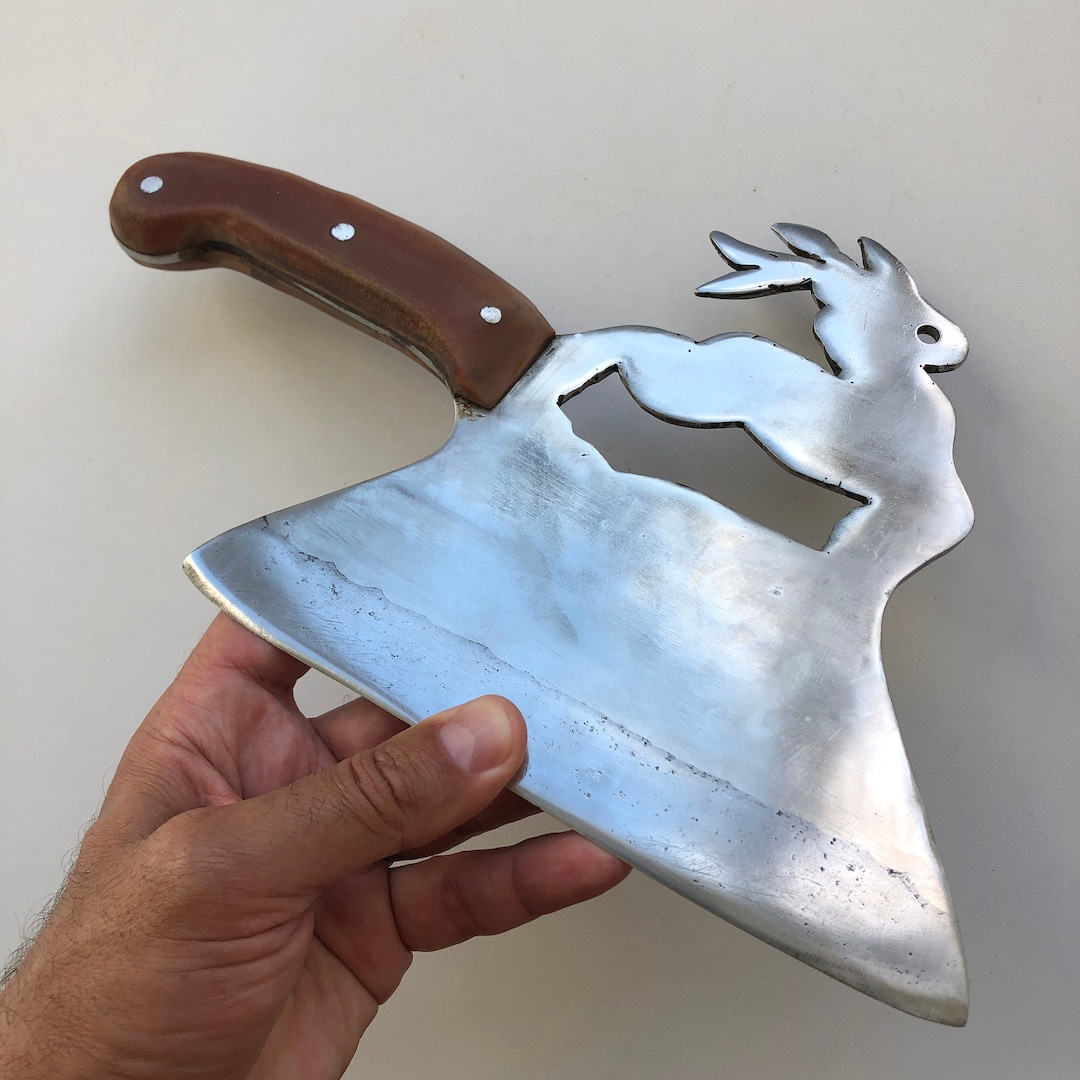 Sold Vintage Kitchen Ax, Soviet Ax for Meat, Zoomorphic Style, Ax deer ...