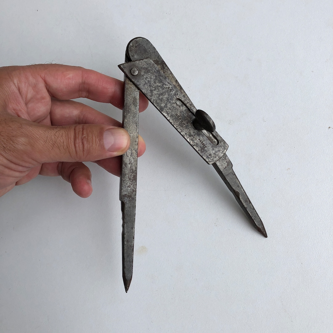 Vintage Tool, Caliper, Divider Caliper Compass, Locksmith Tool ...