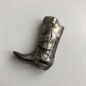 Vintage Lighter Case, Cowboy Boot, Lighter Metal Case, Pocket Lighter ...