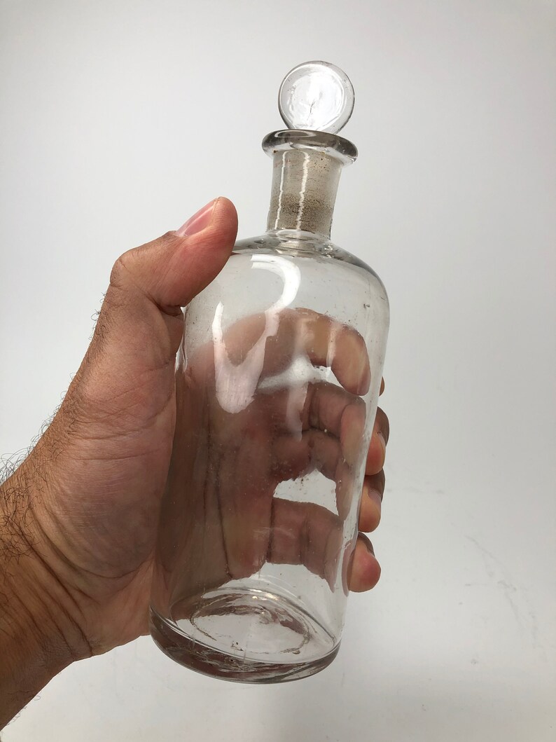 Vintage Pharmacy Jar Glass Jar Laboratory Jar Scientific | Etsy