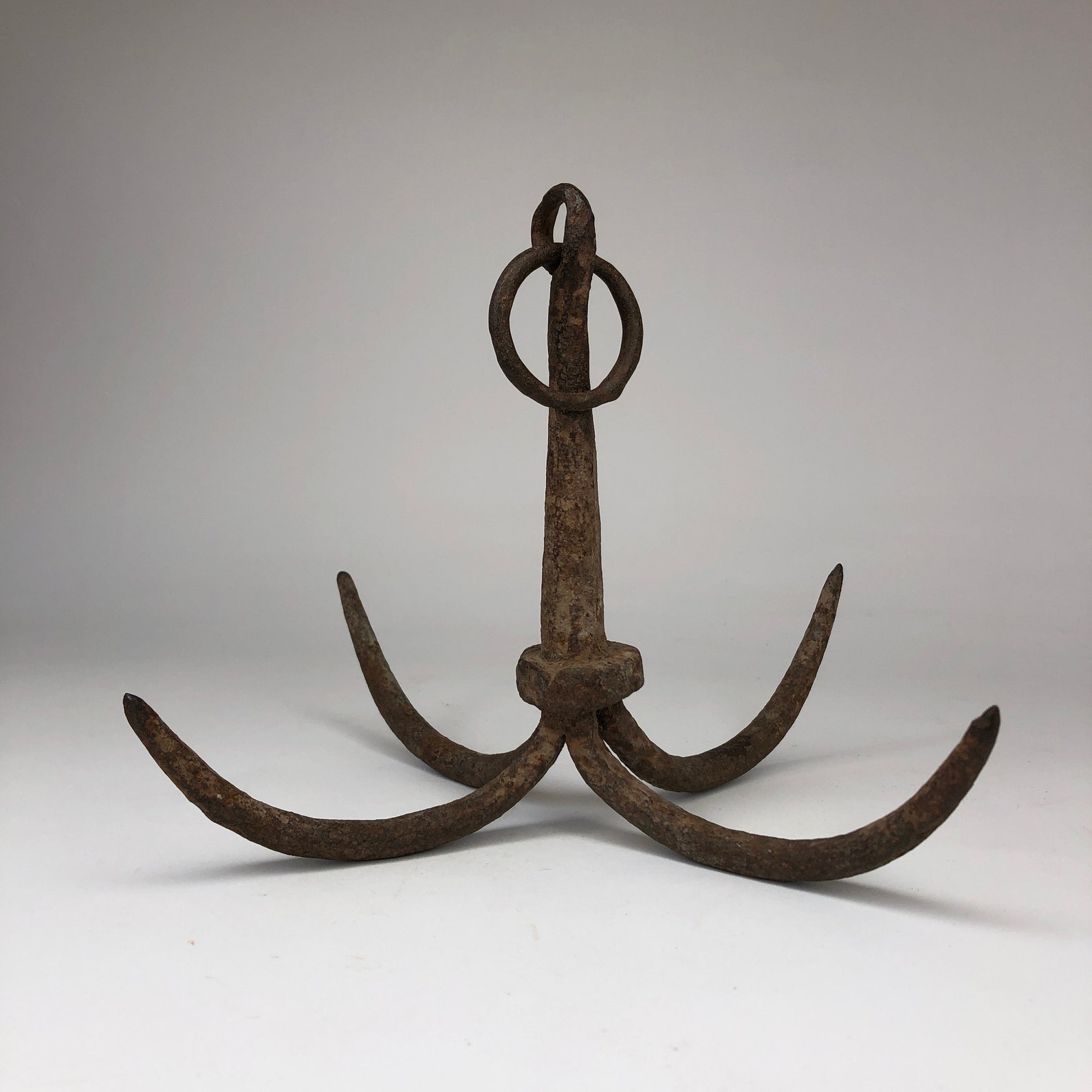 Antique Forged Hook Trawling Anchor Grappling Hook - Etsy