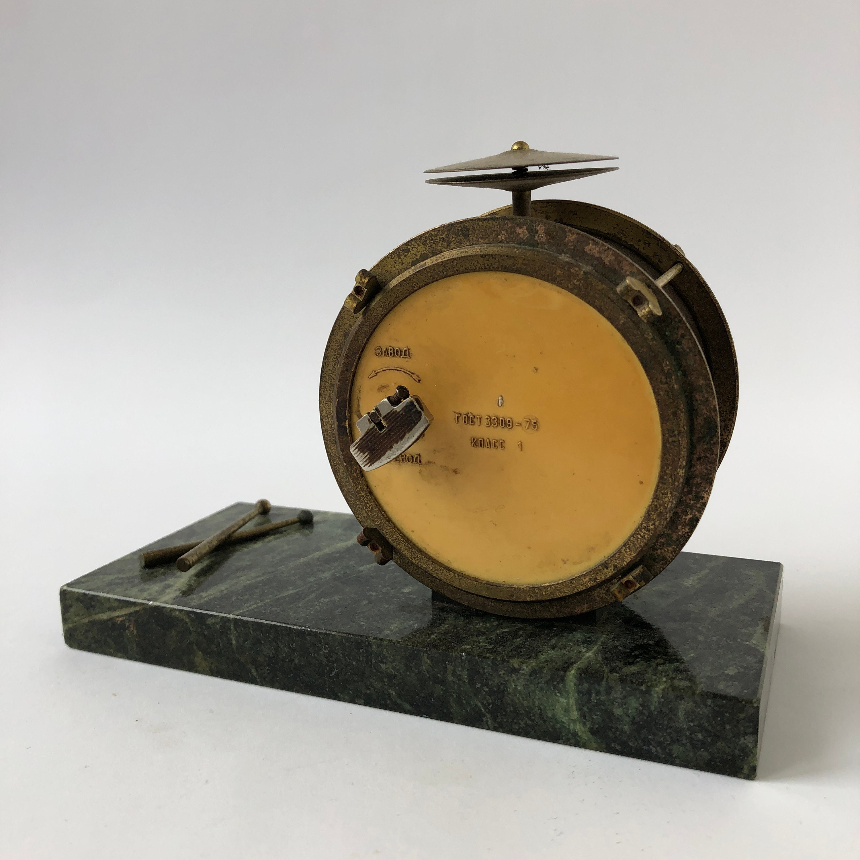 Vintage Table Clock lightning Soviet Clock - Etsy