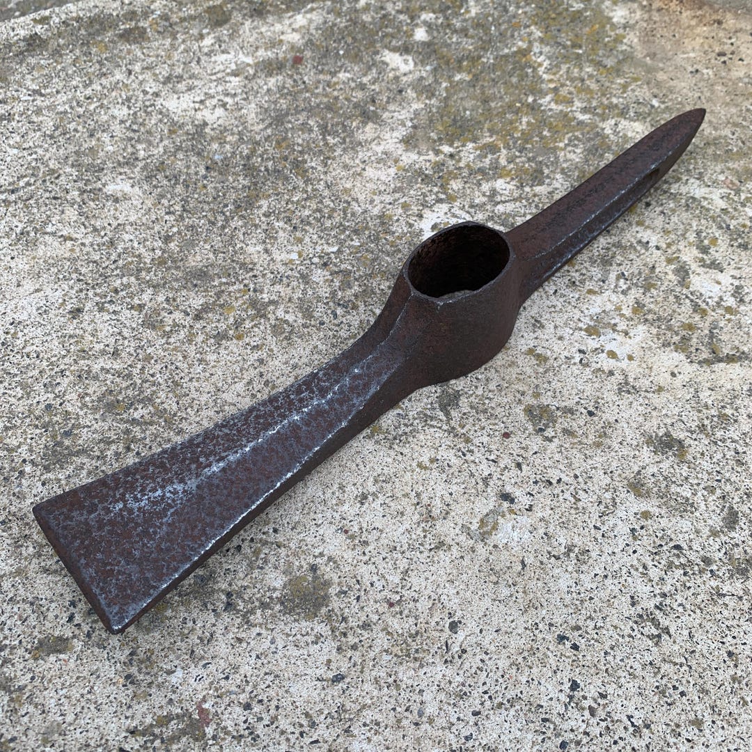 Vintage Craft Tool, Old Pickaxe, Digger's Tool, Construction Pickaxe ...