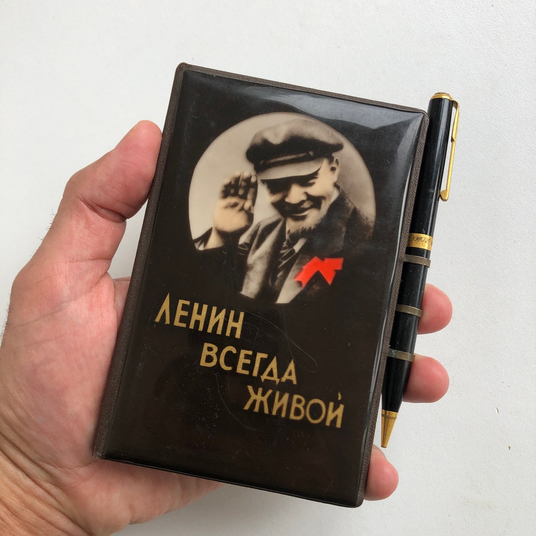 Vintage Notebook, Lenin, Soviet Desktop Souvenir, Communism, Propaganda ...
