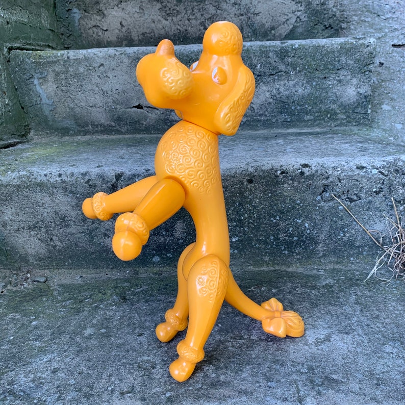 Soviet Plastic Toy poodle Vintage Toy of the | Etsy