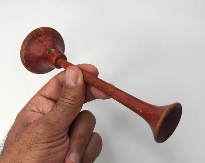 Antique Wooden Stethoscope, Medical Device for Listening to the Heart ...
