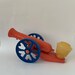 Large Vintage Toy Cannon, Soviet Plastic Cannon, Toy Cannon, Rare Toy ...