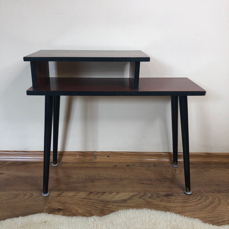 Retro Coffee Table, Vintage Magazine Table, Soviet Polished Table ...