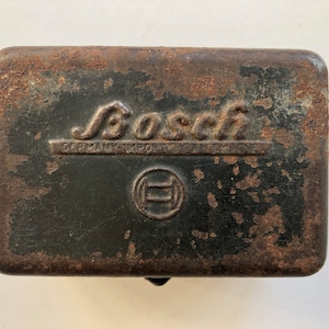 Vintage Metal Box, Bosch, Car Light Box, Collector's Box, Storage Box ...