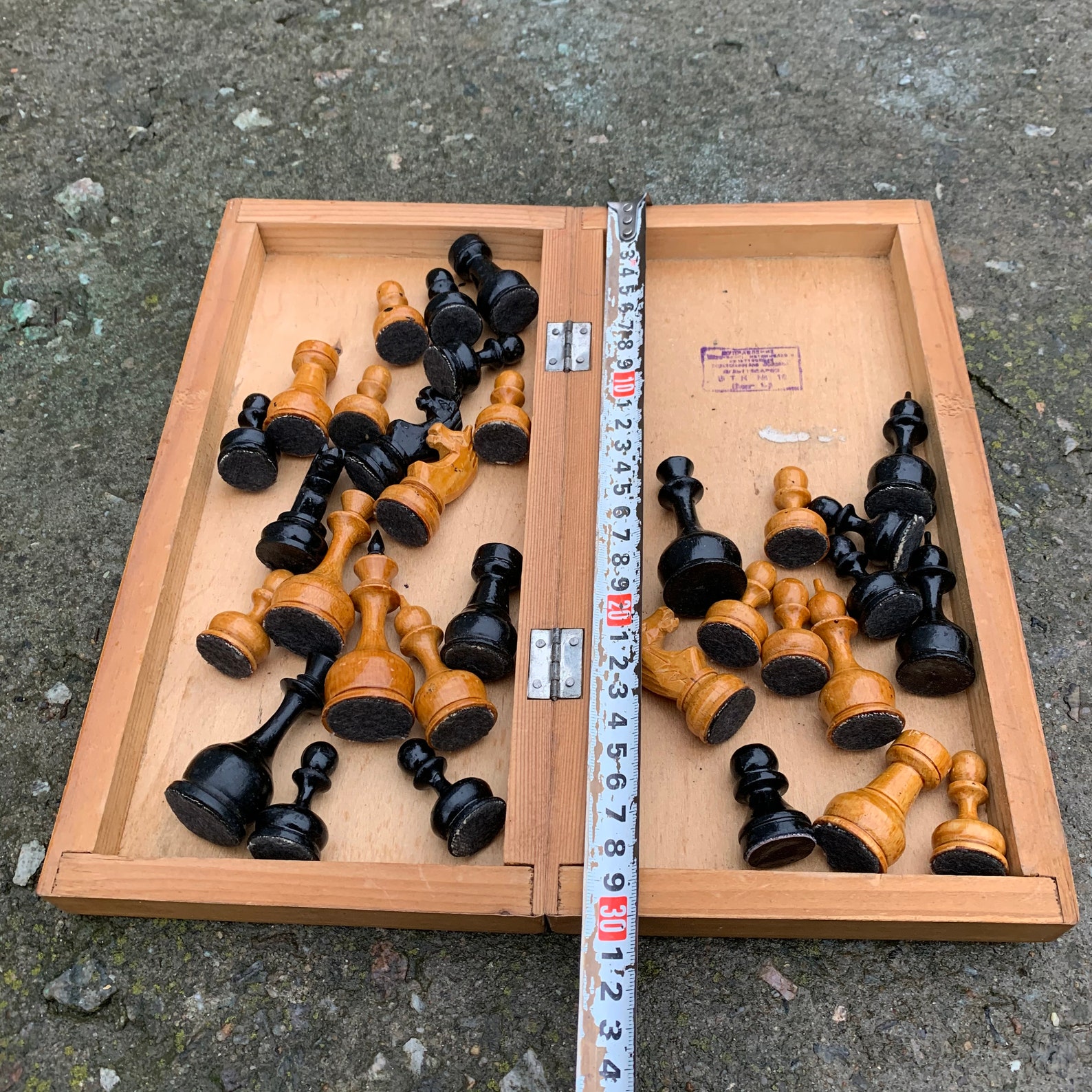 Vintage Chess Old Wooden Chess Soviet Board Game Logic - Etsy
