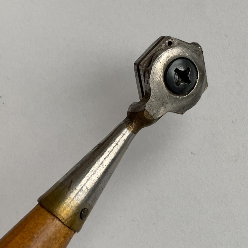 Vintage Glass Cutter, Roller Glass Cutter, Handmade, Soviet Glass ...