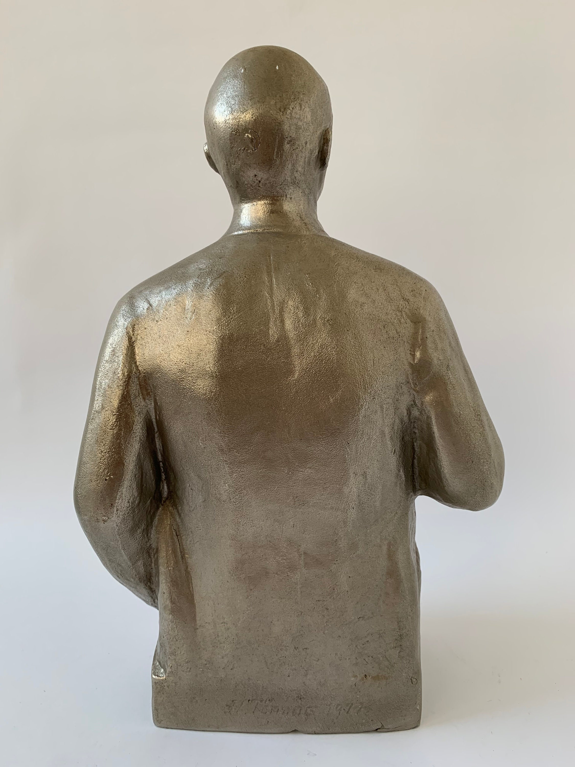 Lenin Sculpture 32 Cm, Soviet Table Sculpture, Monumental Sculpture ...